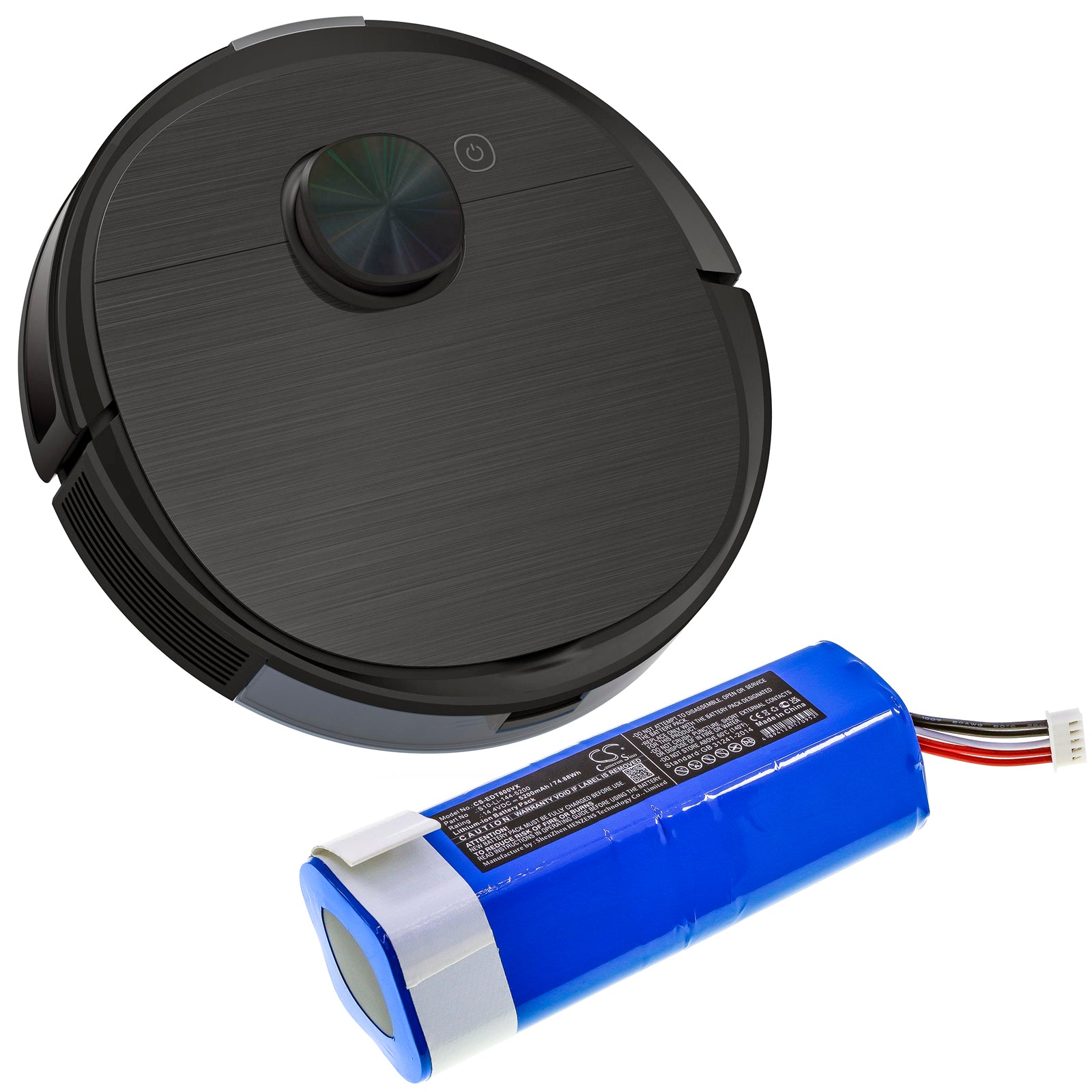 Replacement Rechargeable Battery for Ecovacs DBX11-11 DBX11-11/21 ...