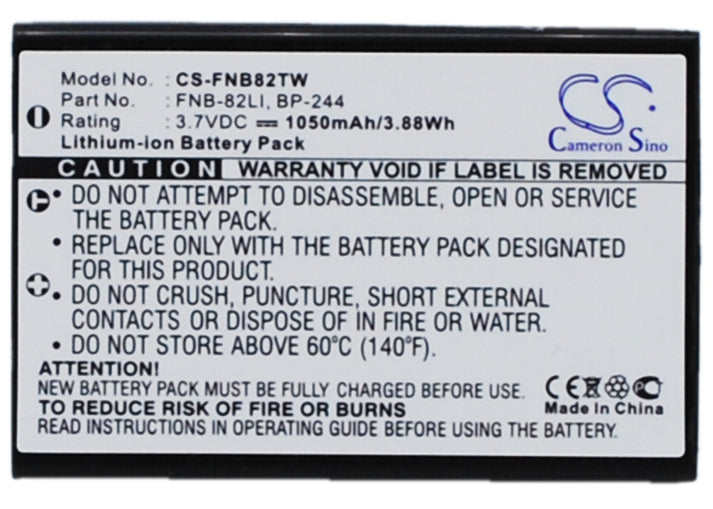 Icom Two-Way Radio Battery 3.7V 1050mAh / 3.89Wh - For IC-RX7 | Ship to ...