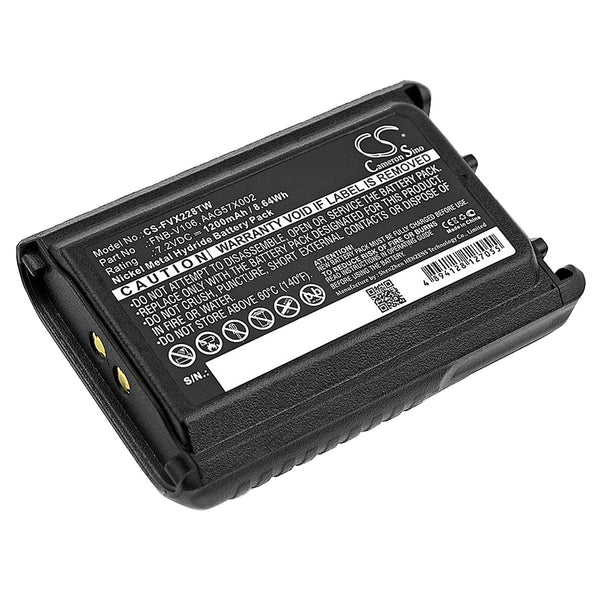 Vertex Two-Way Radio Battery 7.2V 1200mAh / 8.64Wh - For VX-228 - VX-2 ...