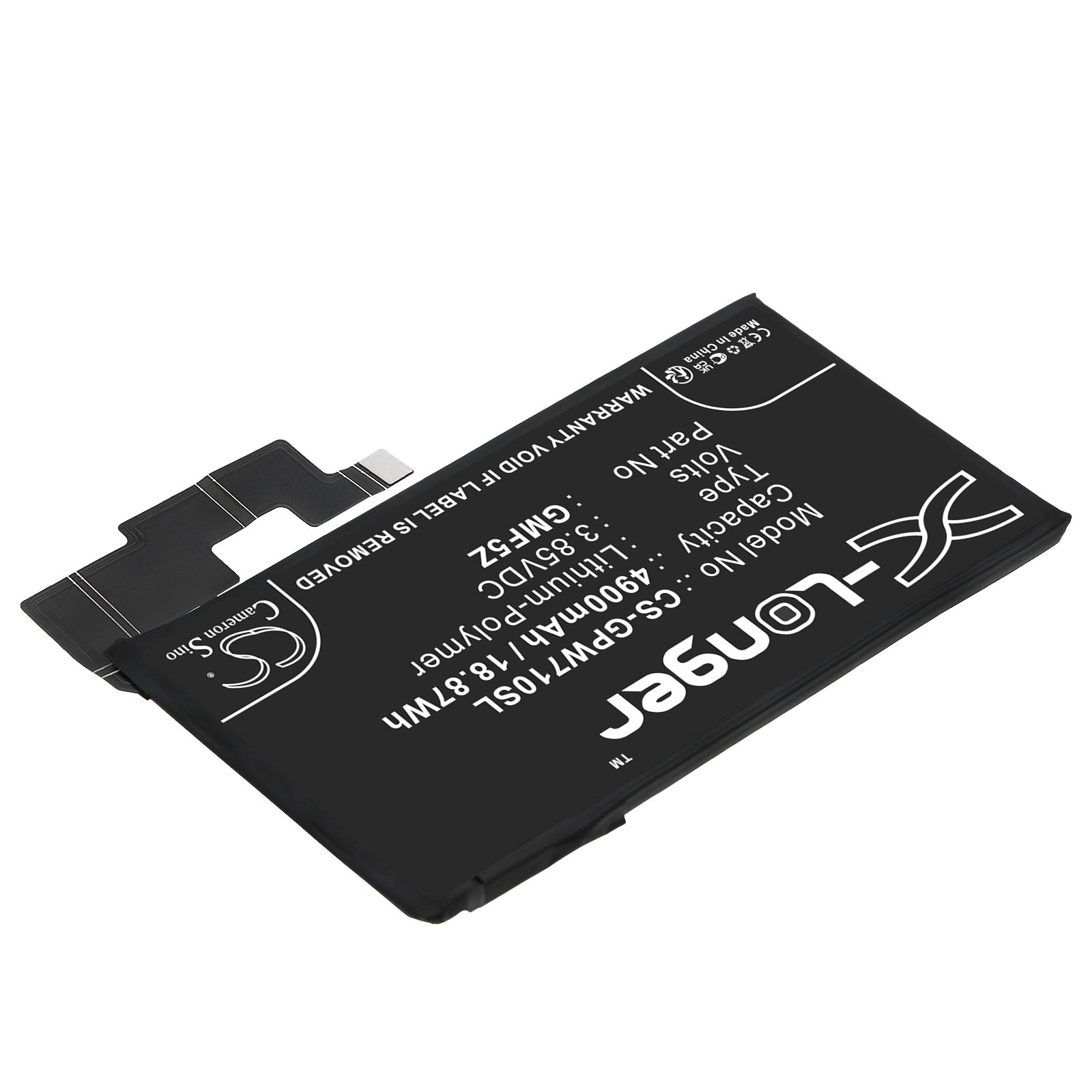 Google Mobile, SmartPhone Battery 3.85V 4900mAh / 18.87Wh - For Pixel ...