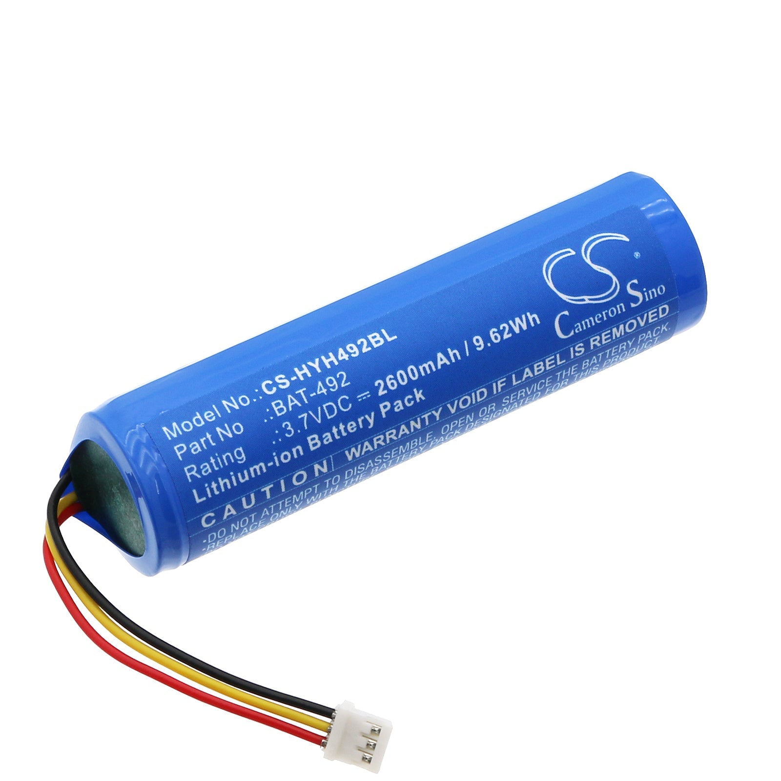 Honeywell Barcode Scanner Battery 3.7V 2600mAh / 9.62Wh - For HH492 ...