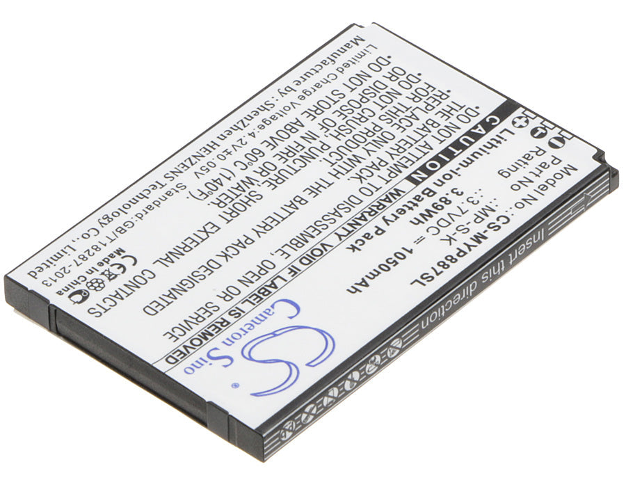 Myphone Mobile, SmartPhone Battery 3.7V 1050mAh / 3.89Wh - For 8870 ...