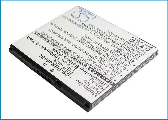 Pantech Mobile, SmartPhone Battery 3.7V 1000mAh - For Laser P9050 - P9 ...